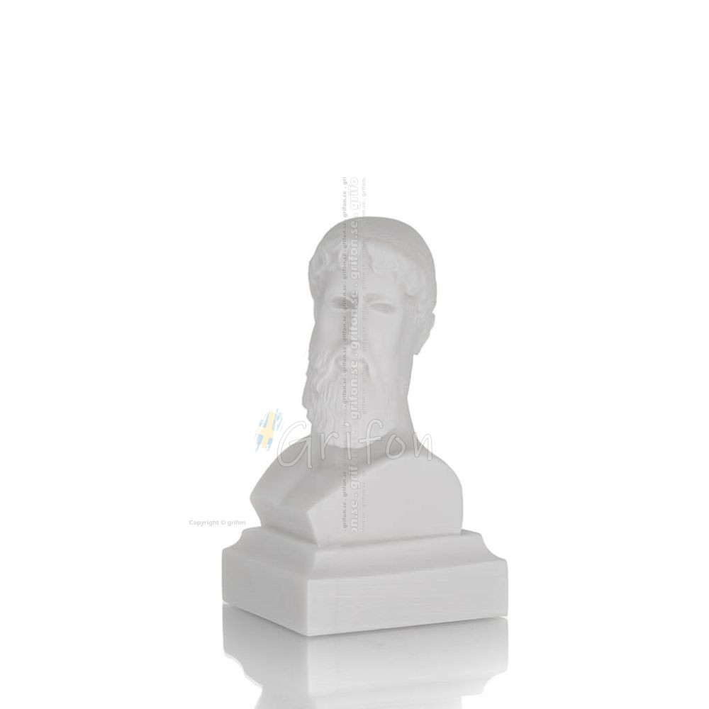 Poseidon: Havets gud, jordbävningar, jord, stormar och ord byst, byst