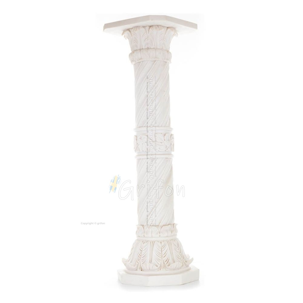 Corinthian Column, 60cm alabaster column, ancient Greece